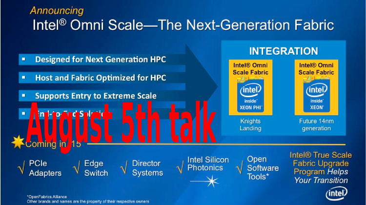 Intel Webinar About "Omni Scale" Next-Generation High-Performance ...